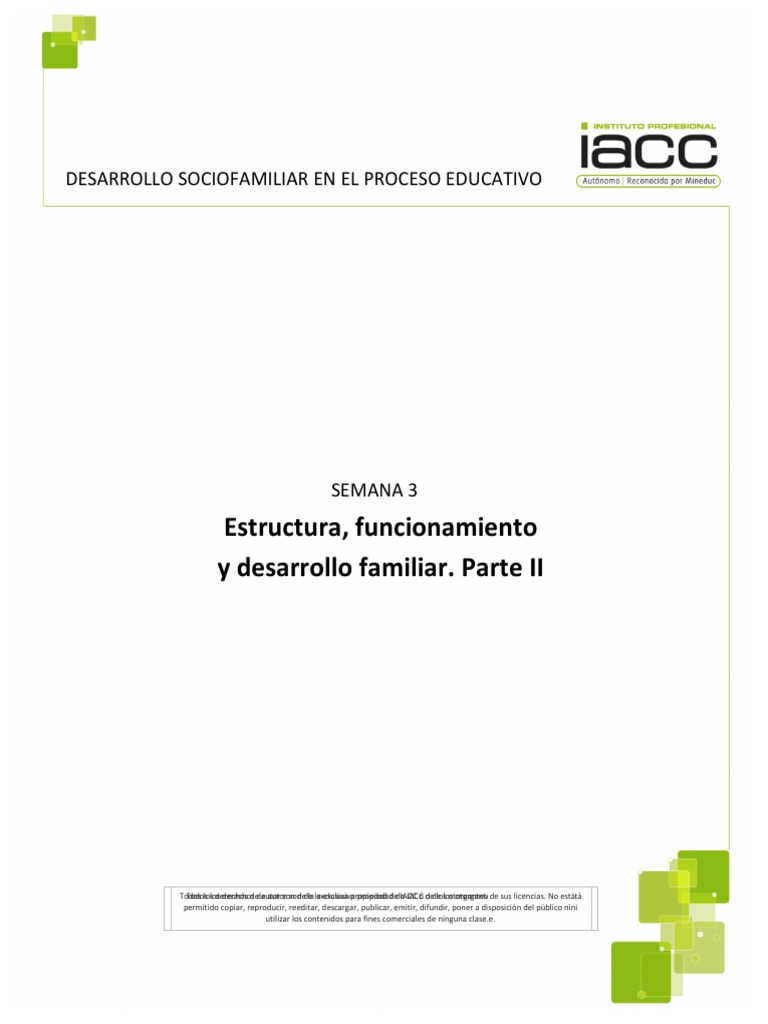 Semana3 - Contenido Iacc Diferencial | PDF | Familia | Adultos