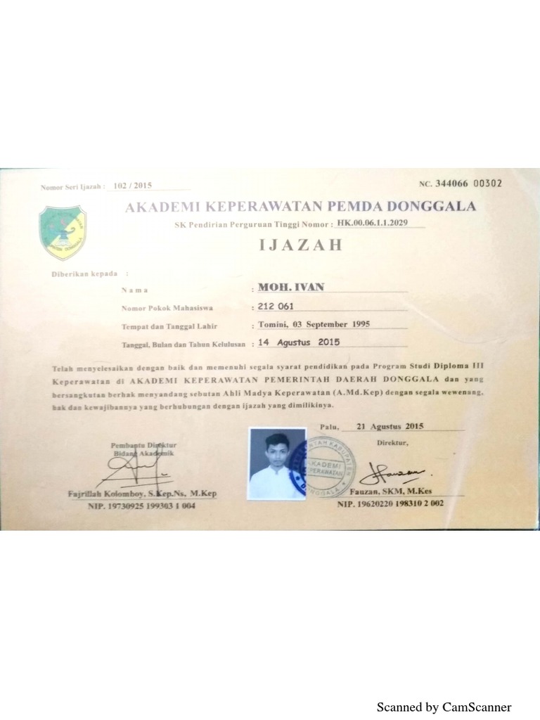 Ijazah Ipan | PDF