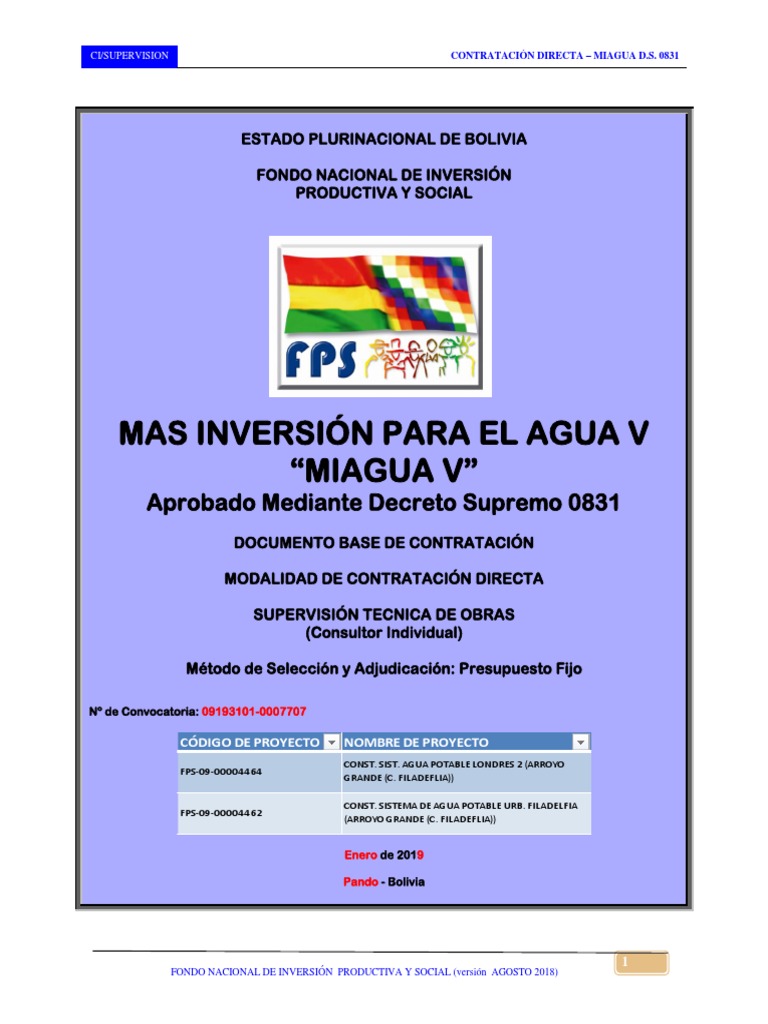 Const. Sist. Agua Potable - Filadelfia | PDF | Diseño | Obras intelectuales