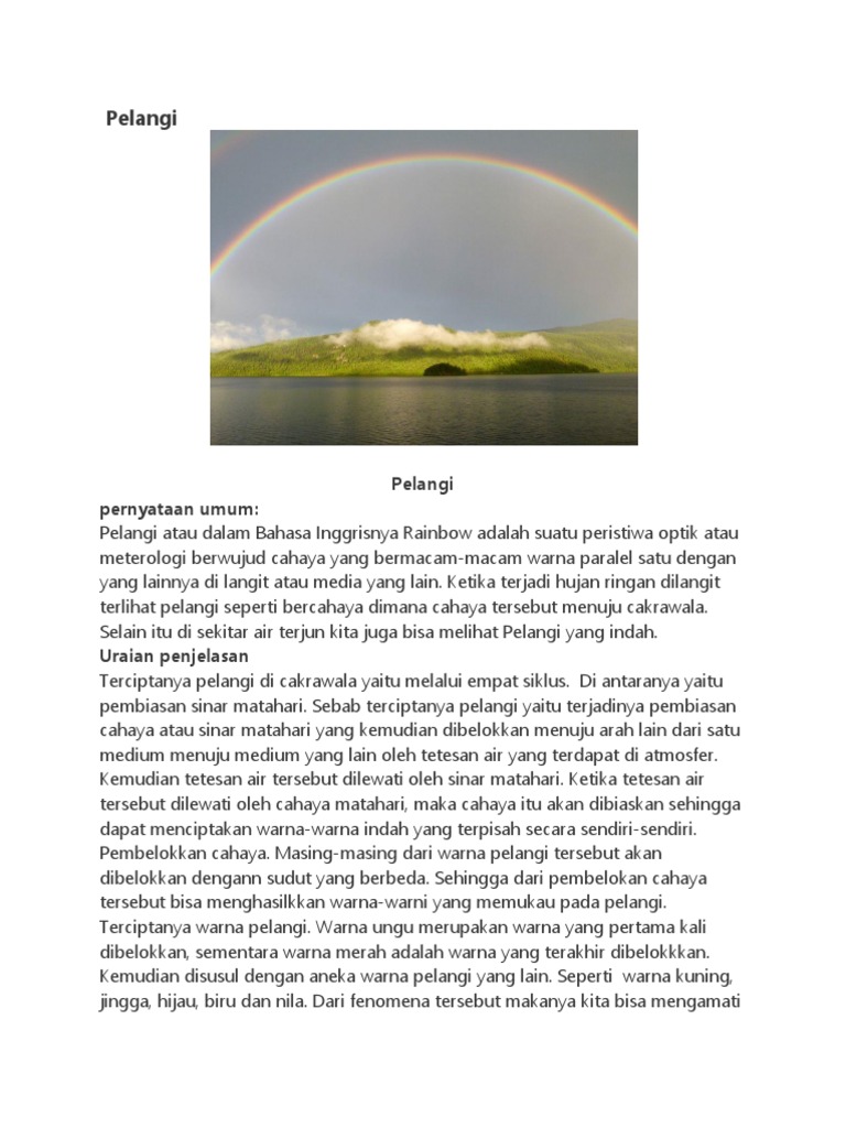 Pelangi | PDF