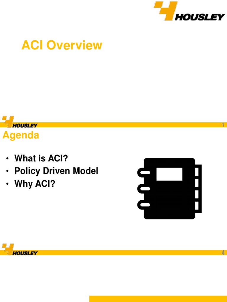 M01 - ACI Overview v1 - 4 | PDF | Computer Network | World Wide Web
