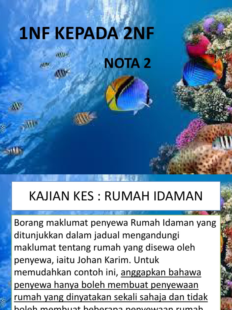 1NF Kepada 2NF | PDF