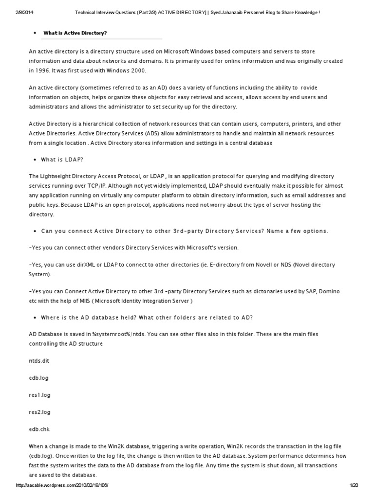 What Is Active Directory? | PDF | Active Directory | Command Line Interface