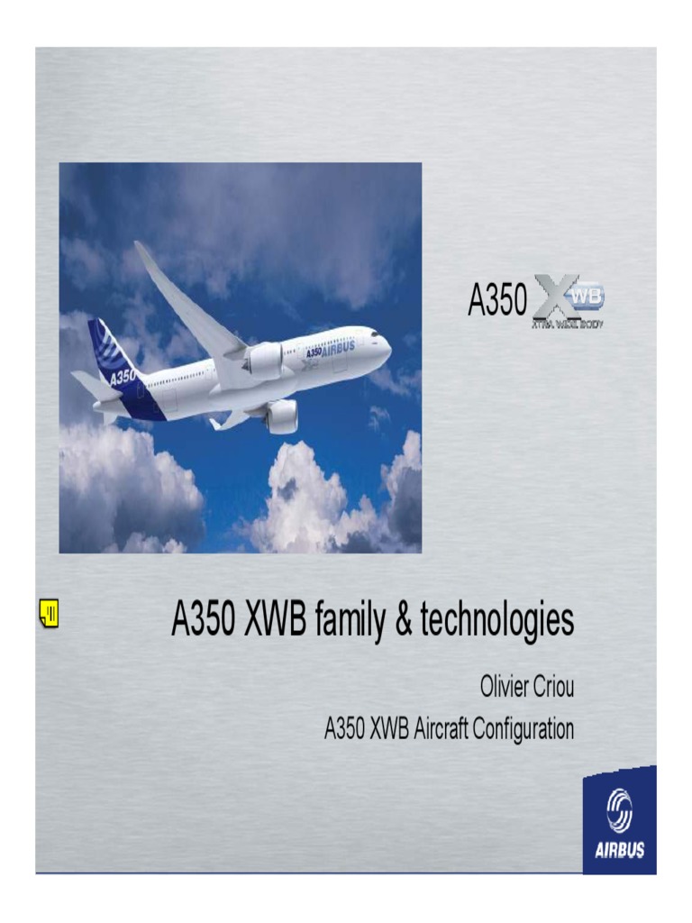 A350 XWB Family & Technologies | PDF | Jet Aircraft | Aviation