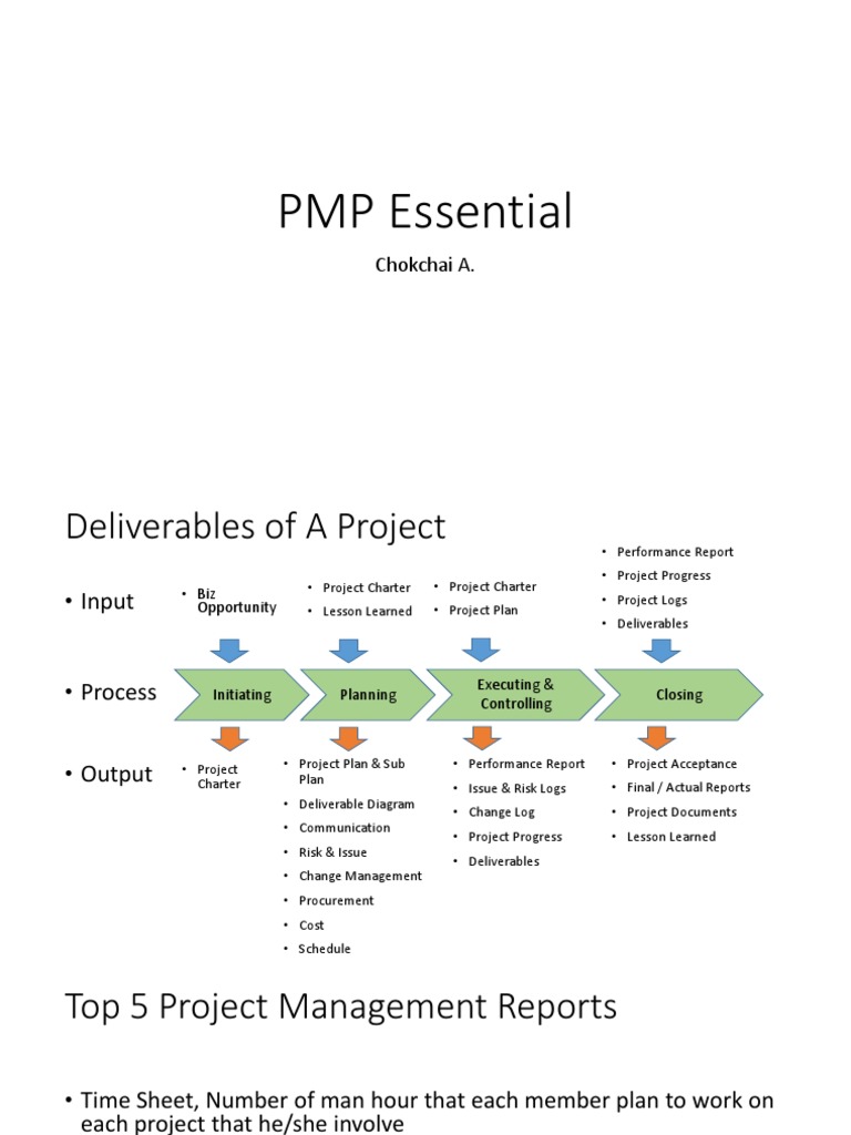 PMP Essential | Download Free PDF | Project Management | Business