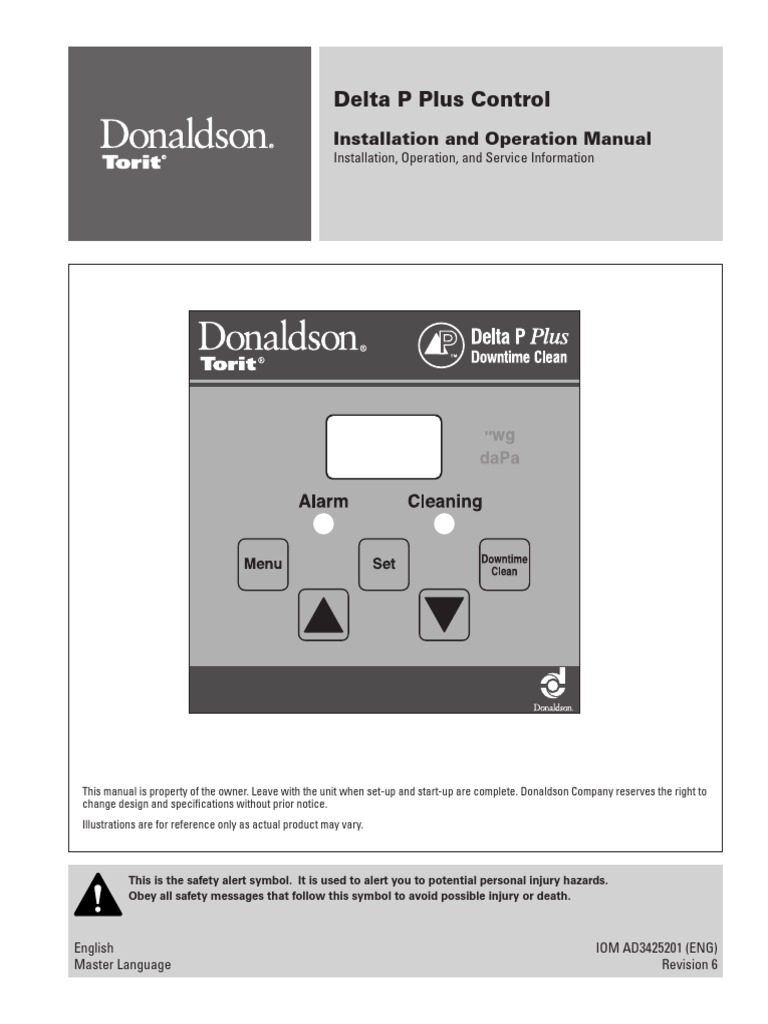 Delta P Plus Control: Installation and Operation Manual | Download Free ...