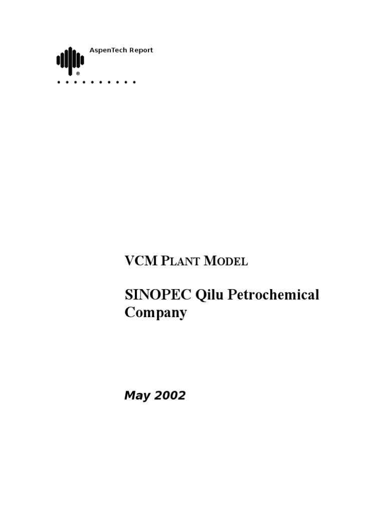 Aspen VCM Report | PDF | Physical Sciences | Chemical Substances