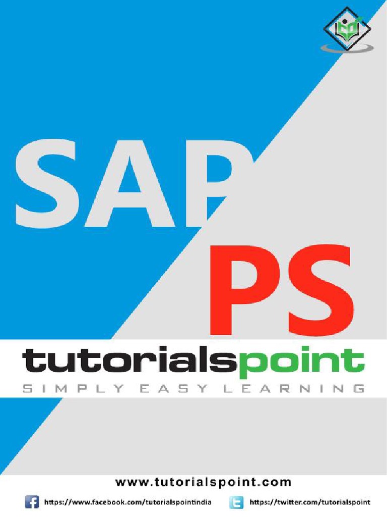 Sap Ps Tutorial | PDF | Business | Information Technology Management