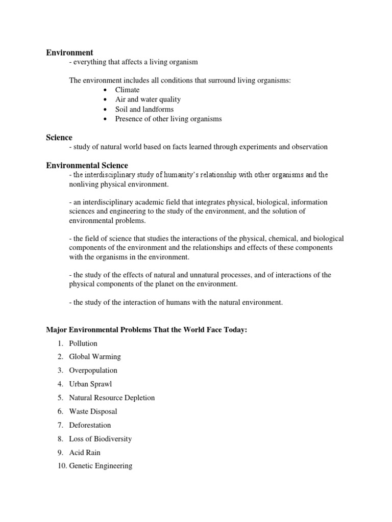 Environmental Science Narrative Group 1 | PDF | Deforestation | Waste