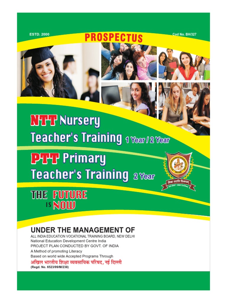 NTT PTT: Nursery Teacher's Training Teacher's Training Primary Teacher ...