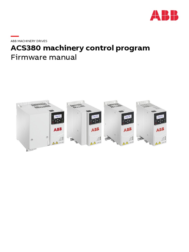 ACS380 Machinery Control Program: Firmware Manual | PDF | Direct ...