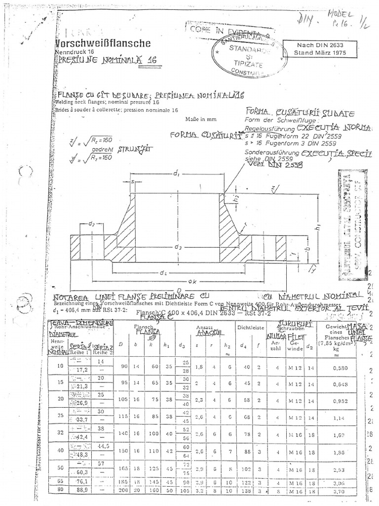 DIN 2633 Flanse Cu Git PDF | PDF