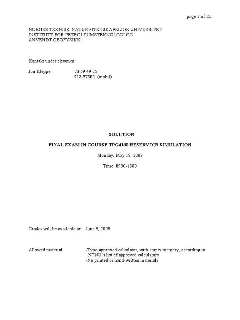 Discretization of the Diffusivity Equation and Implicit Pressure ...