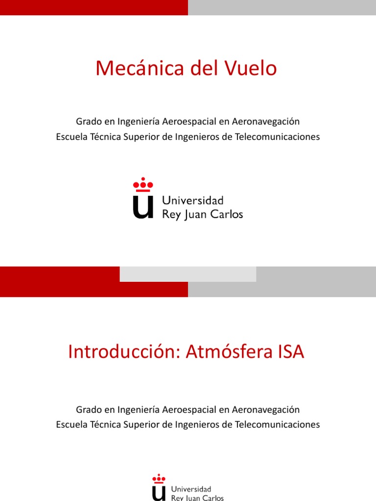 Atmósfera Estándar Internacional ISA | PDF | Termodinámica Atmosférica ...