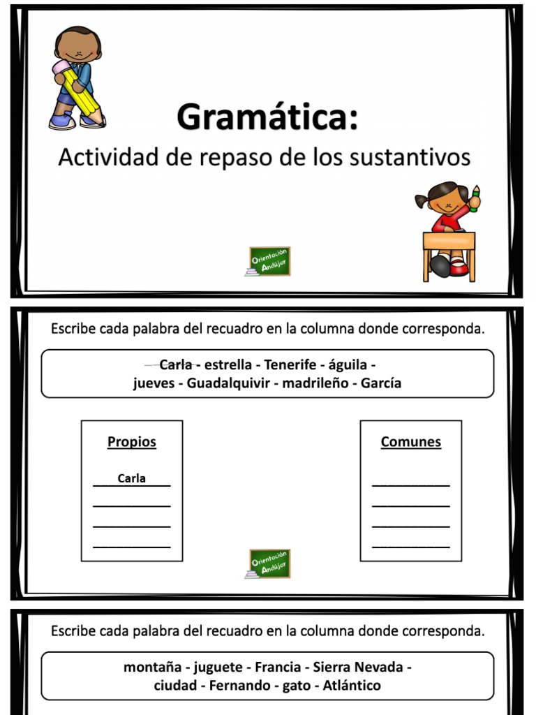 Actividad Repaso Gramatica | PDF