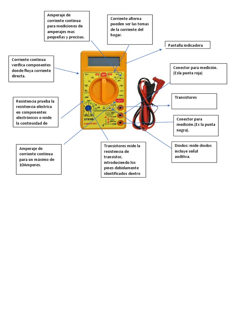 Diagrama Multimetro | PDF