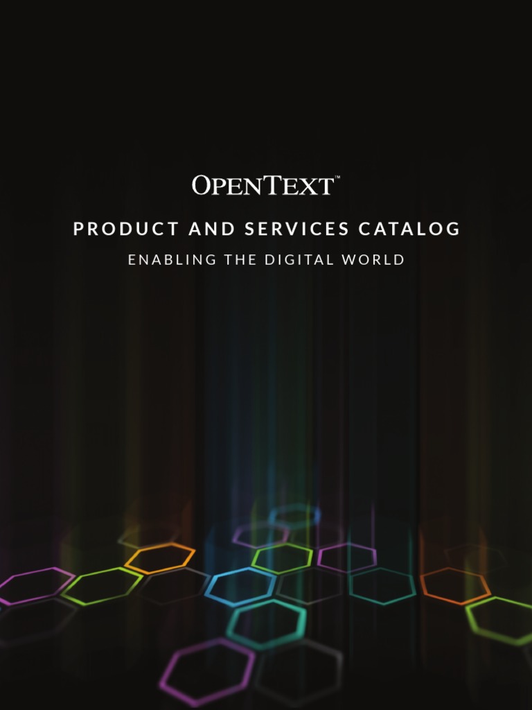 Opentext r16 Product Catalogue 2016 | PDF | Share Point | Cloud Computing