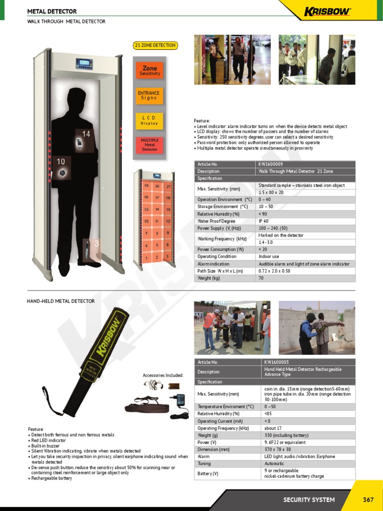 17 Security Catalog 10 | PDF | Metal Detector | Metals