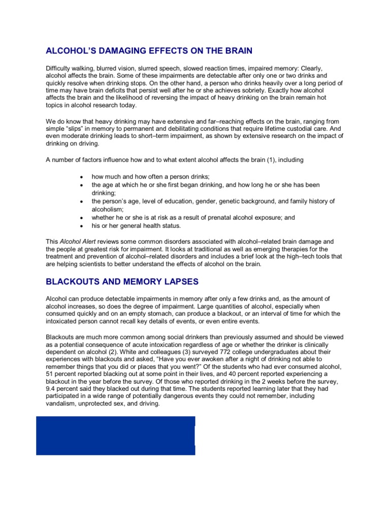 Alcohol | PDF | Alcoholism | Nervous System