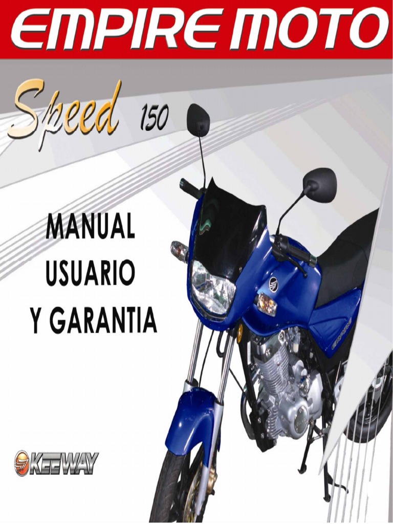 Manual Usuario Moto Keeway Speed 150 2010 PDF | PDF | Motocicleta ...