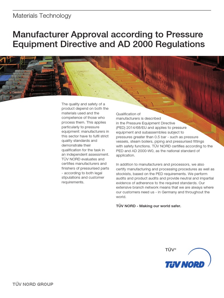 2016 03 Materials Technology Manufacturer Approval Pressure Equipment ...