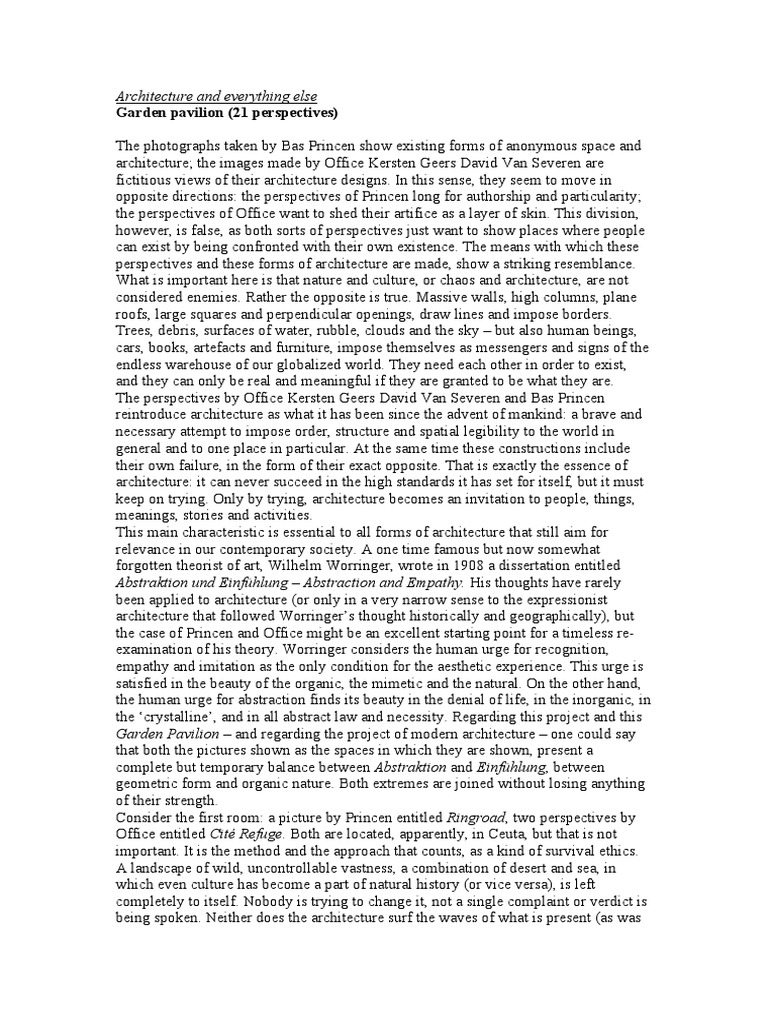 GERREWEY - Christophe - Van-Architecture and Everything Else | PDF ...