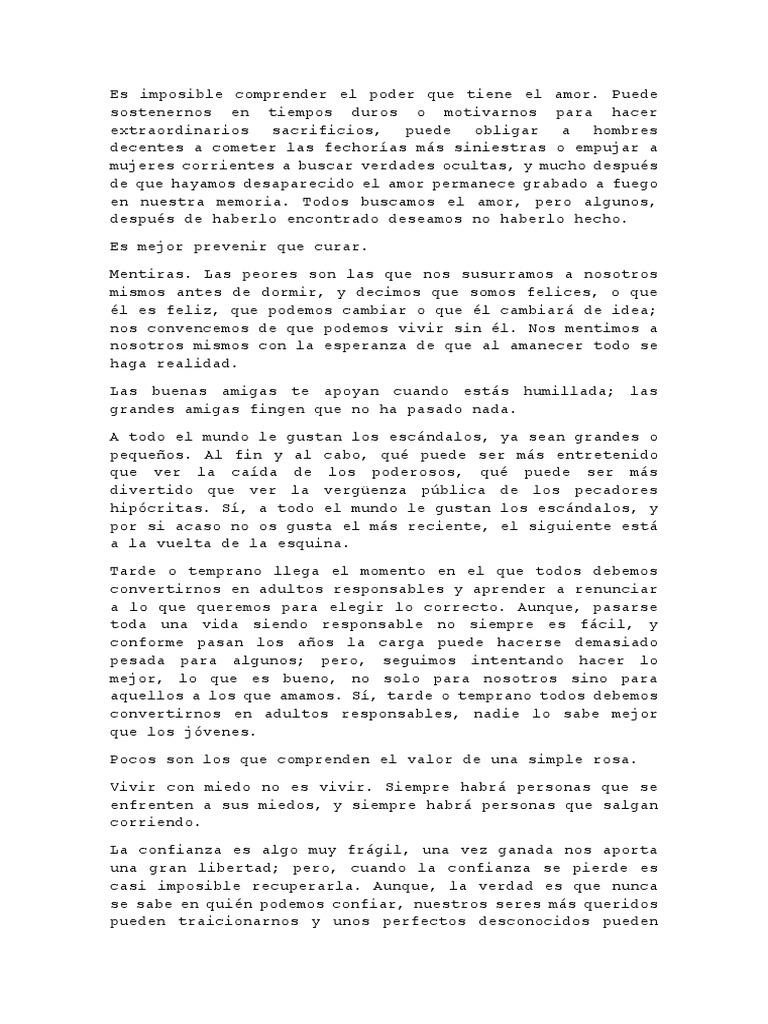 Mujeres Desesperadas Reflexiones Finales | PDF | Adultos | Amor