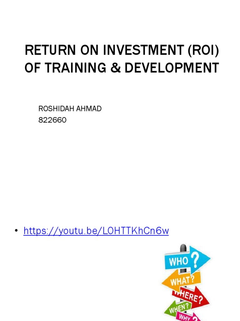 Return On Investment | PDF | Return On Investment | Cost–Benefit Analysis