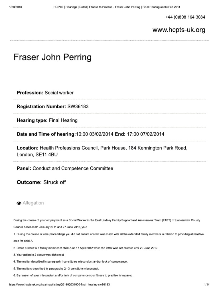 Viceroy Research Founder Fraser Perring - Fitness To Practice Hearing ...