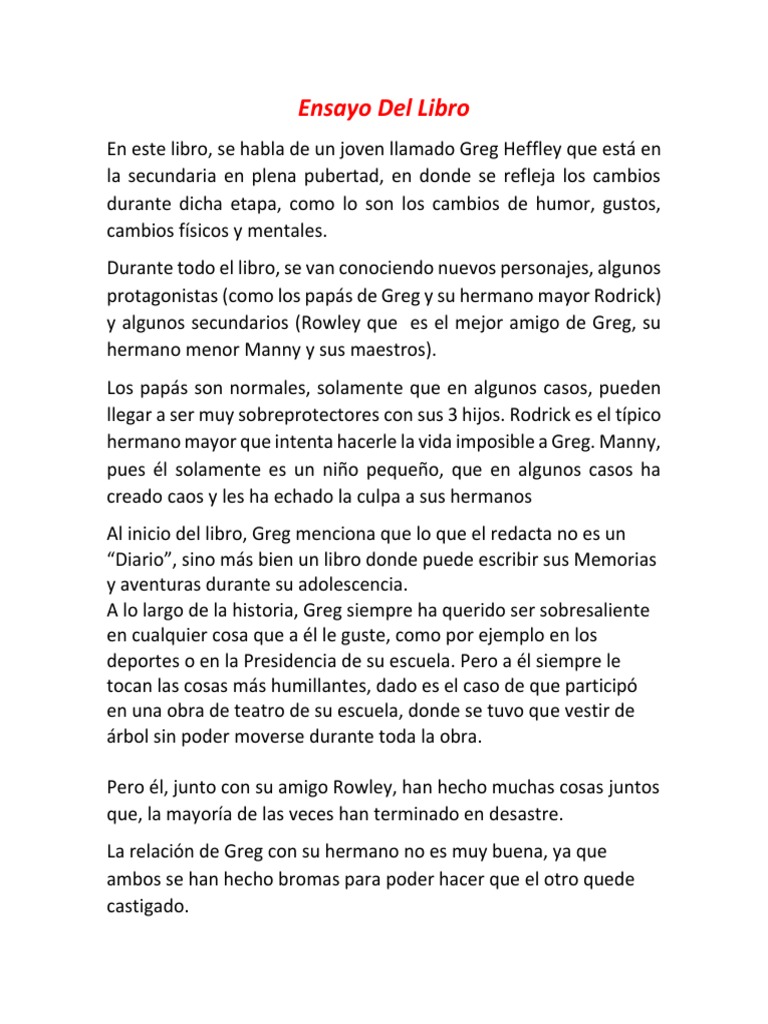 Ensayo de Libro | PDF | Ensayos | Ocio