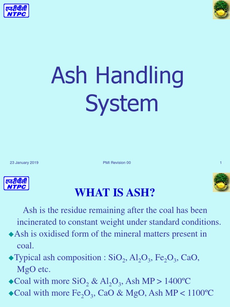 Ash Handling System | PDF | Fly Ash | Coal