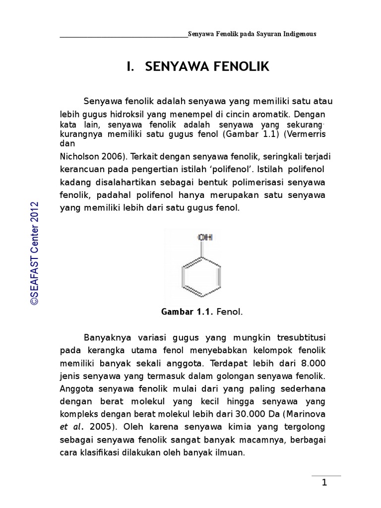 1 Senyawa Fenolik | PDF