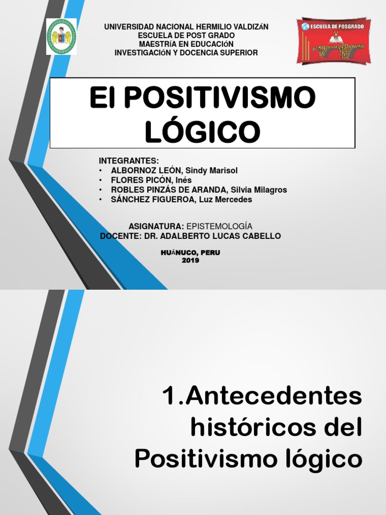 Positivismo Logico Exposición | PDF | Ludwig Wittgenstein | Bertrand ...