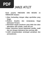 JANJI WASIT Dan Janji Atlit | PDF