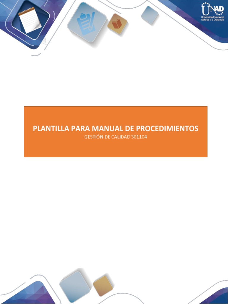 9 - Fases 4 y 5 - Plantilla para Manual de Procedimientos | PDF ...