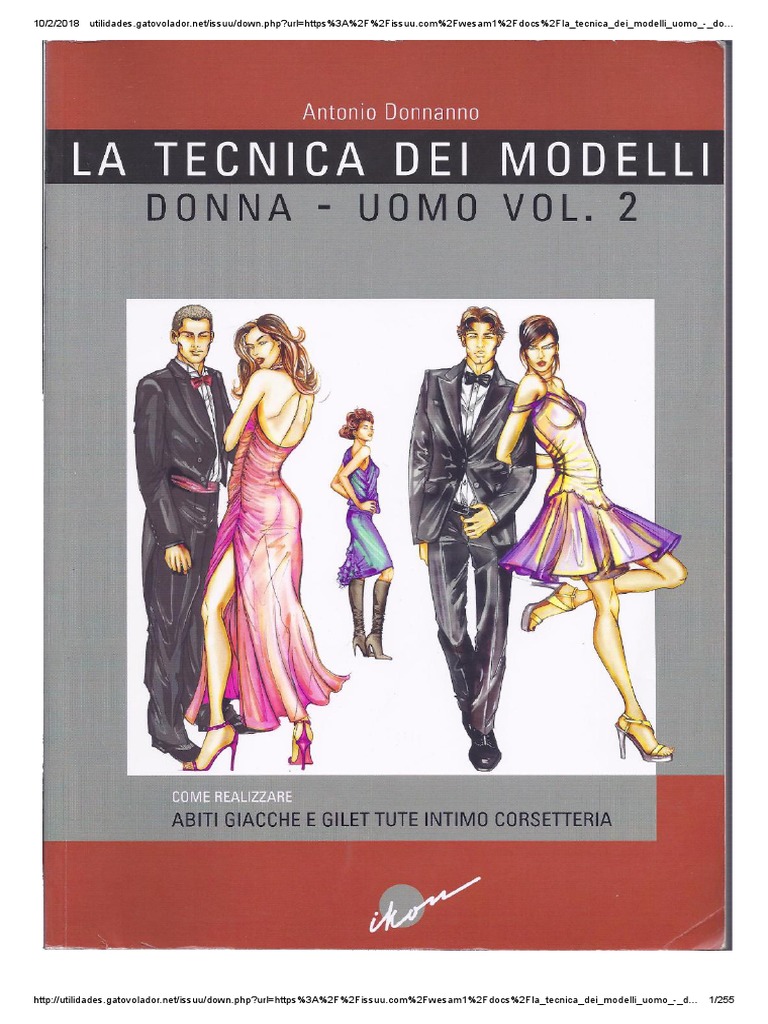 La Tecnica Dei Modelli Uomo Vol 2 | PDF