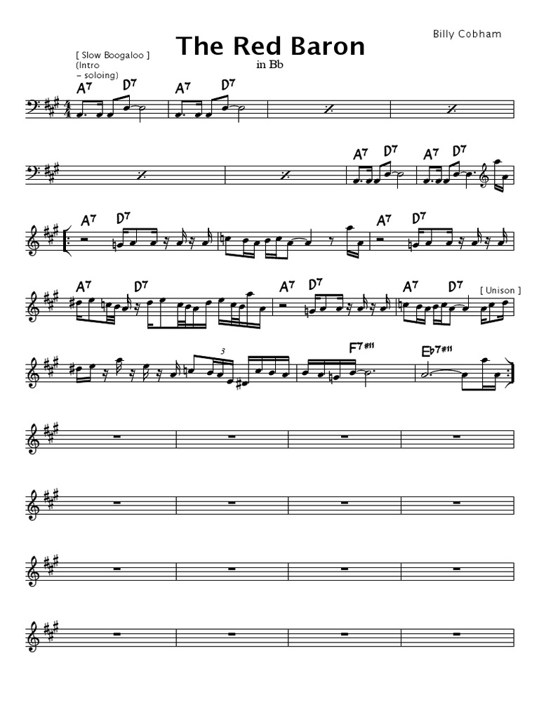 The - Red - Baron in BB | PDF