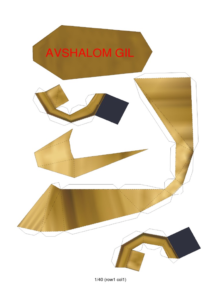 Papercraft Realistic TTT CELL PDF | PDF | Science & Mathematics