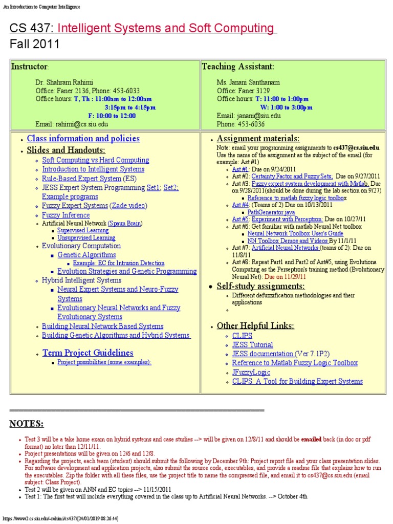 An Introduction To Computer Intelligence | PDF | Artificial ...