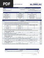 Formato de Protocolo de Mantenimiento Tableros | PDF | Ciencias fisicas | Electricidad