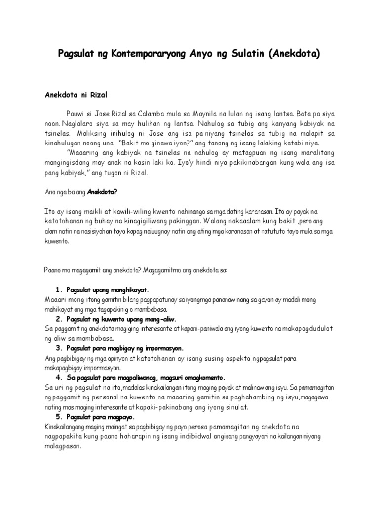 Anekdota | PDF