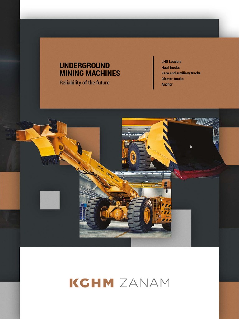 KGHM ZANAMs Undergound Mining Machine Catalogue | PDF | Loader ...