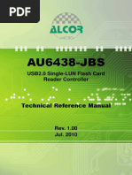AU6850B Datasheet: USB Host MP3 Decoder SOC | PDF | Mp3 | Input/Output