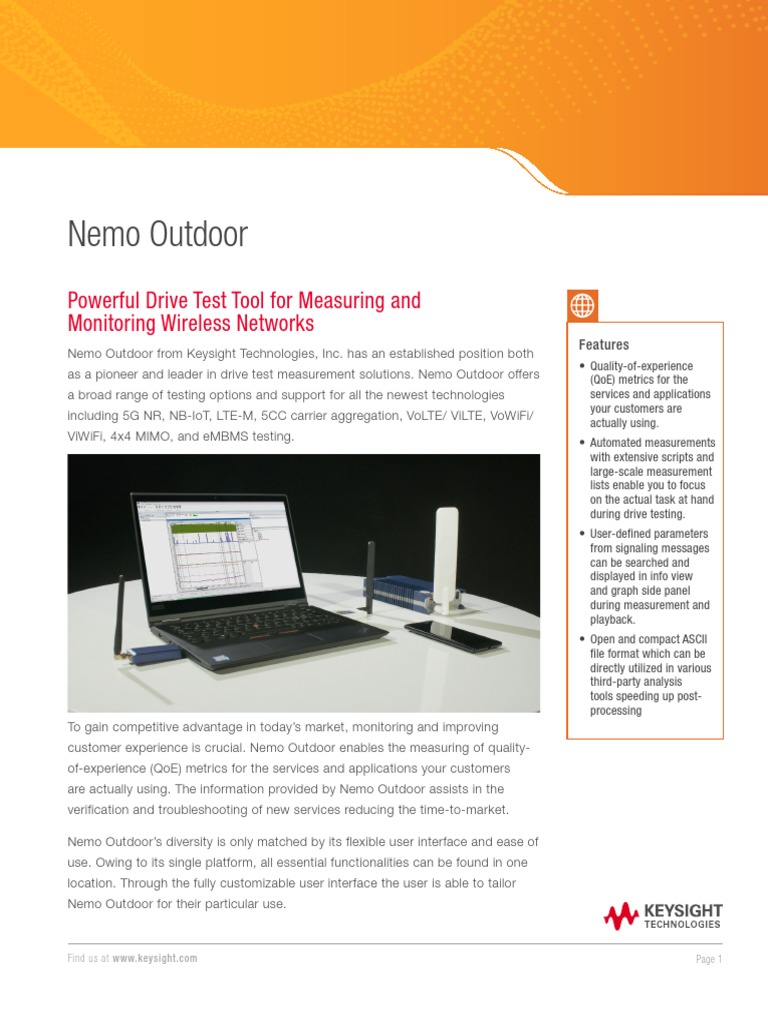 Nemo Outdoor: Powerful Drive Test Tool For Measuring and Monitoring ...