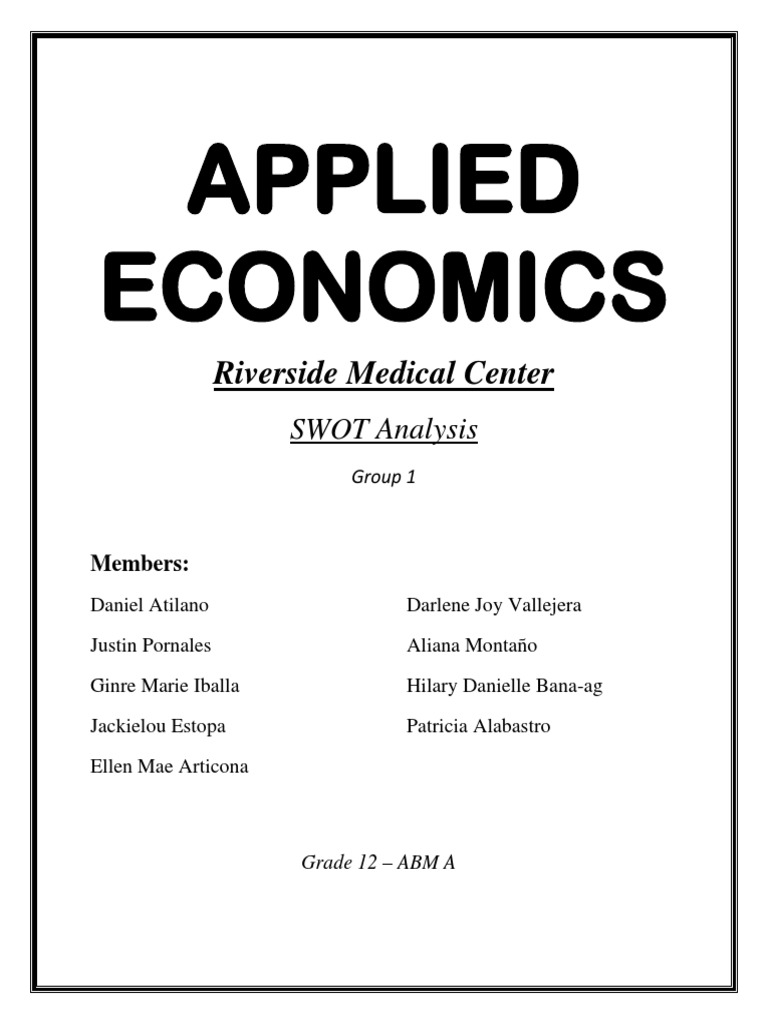 Riverside Medical Center Bacolod SWOT Analysis | PDF | Hospital | Medicine