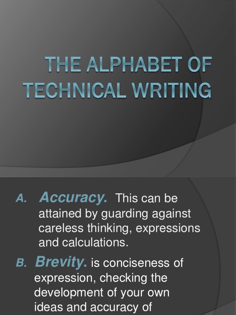 ABCs of Effective Technical Writing | PDF | Justification | Communication