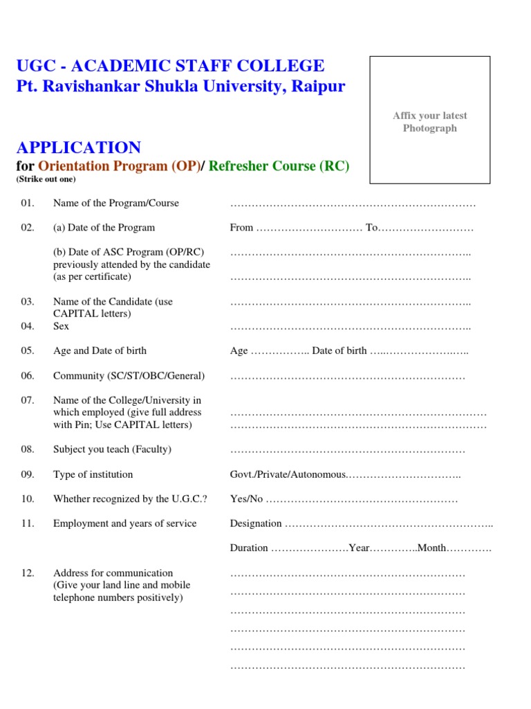 Revised Application Format Guidelines | PDF | Lecturer | Teachers