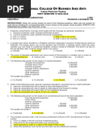 CORPORATE INCOME TAX (Answer Key) | PDF | Tax Deduction | Income Tax