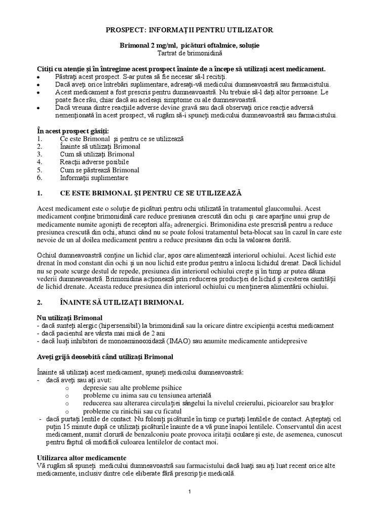 Brimonal 2 MG 2 ML Unimed Pharma | PDF