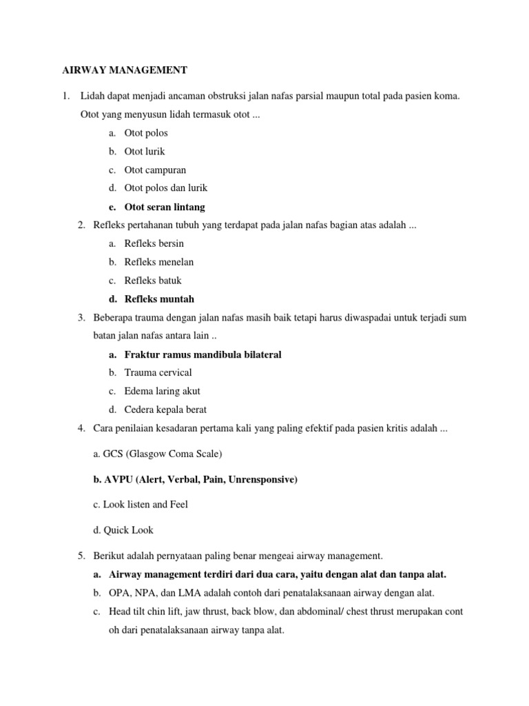 Airway Management | PDF